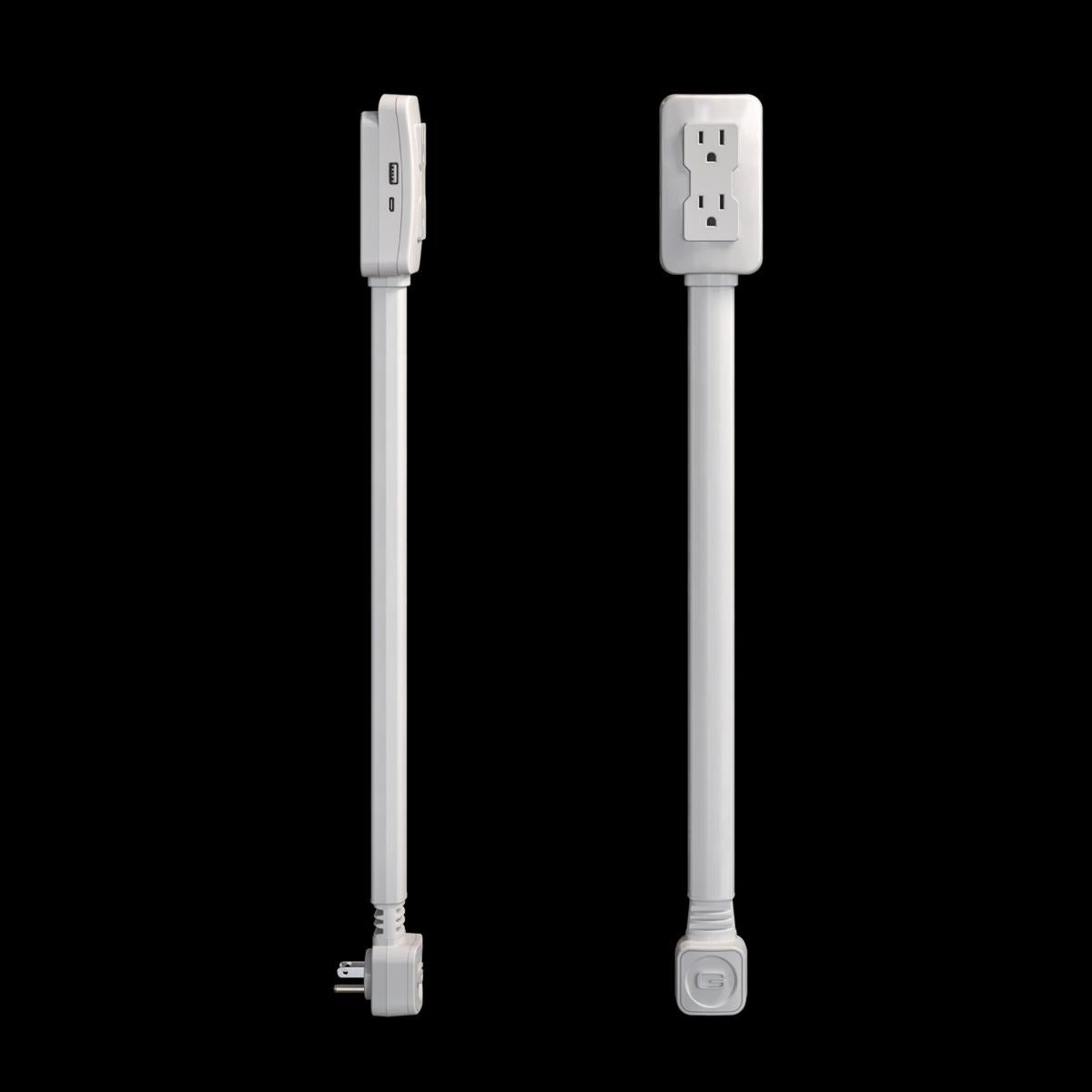 Extensor de Tomacorriente Giratorio – Alcance Inteligente Extend Power ...